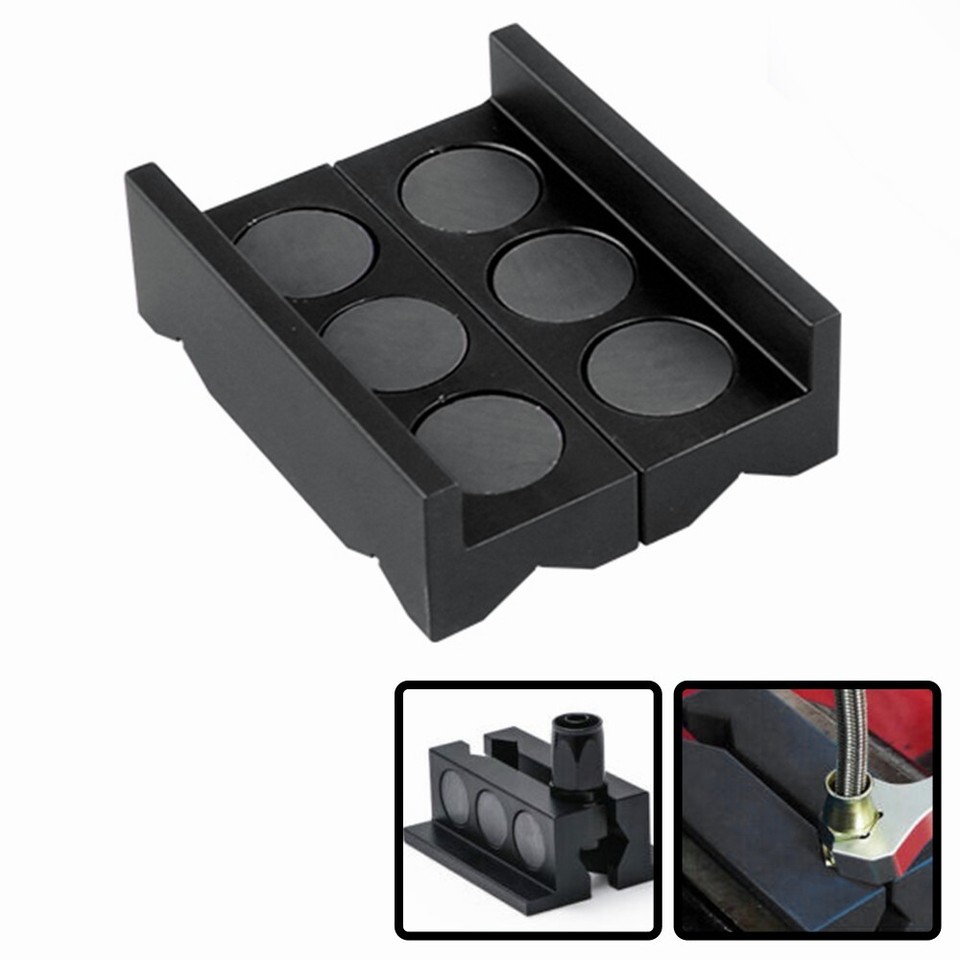 4INCH Universal Vise Jaws TRISENSE with Strong Magnetic Soft Vice Pads ...