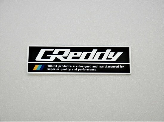 GReddy Aluminum Emblem Black / 3 Color Logo TRUST Original | eBay