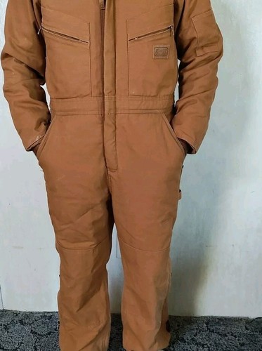 Schmidt Work Wear Men's Insulated Heavy Duty Coveralls Size Small (36 ...