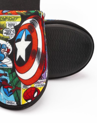 Marvel Avengers Slippers Comic Mens Slip On House Shoes Loafers | eBay