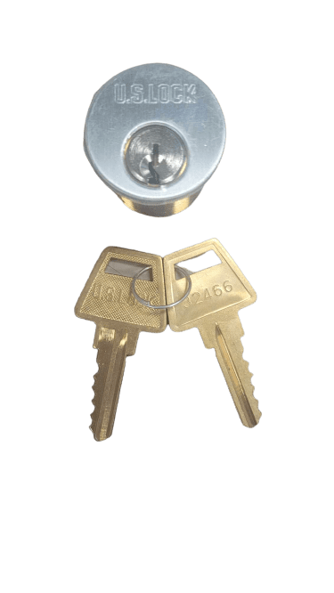 US Lock 7185SC1-25-KA2 Mortise Cylinder 1-1/8 in. Yale Cam Sc1 Keyway ...