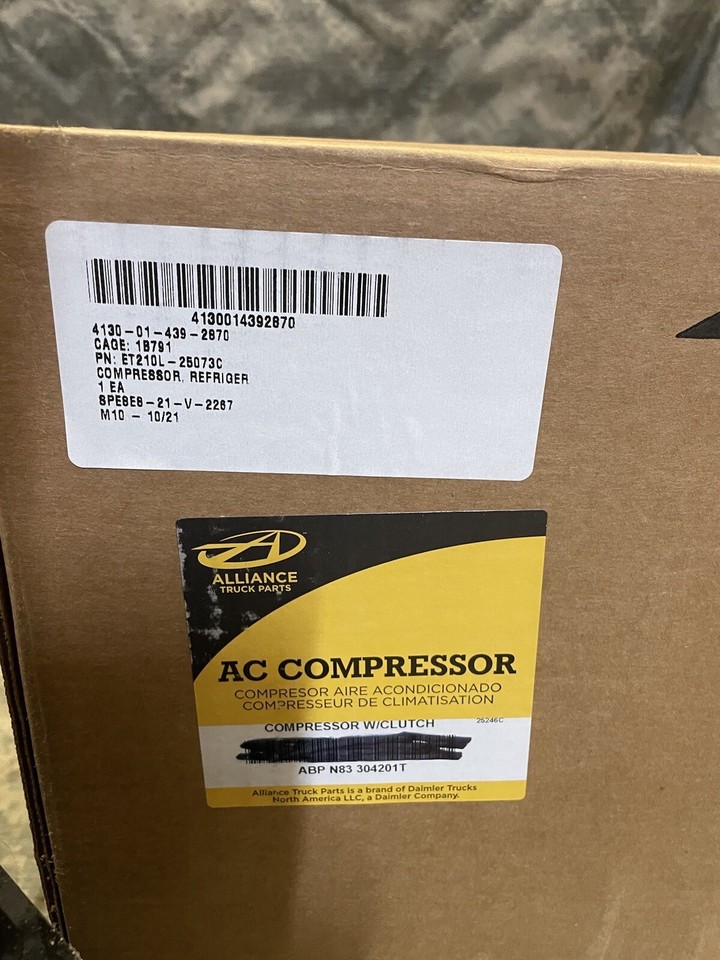TCCi OEM A/C Compressor w Clutch ET210L-25246C Kenworth T600 T800 ...
