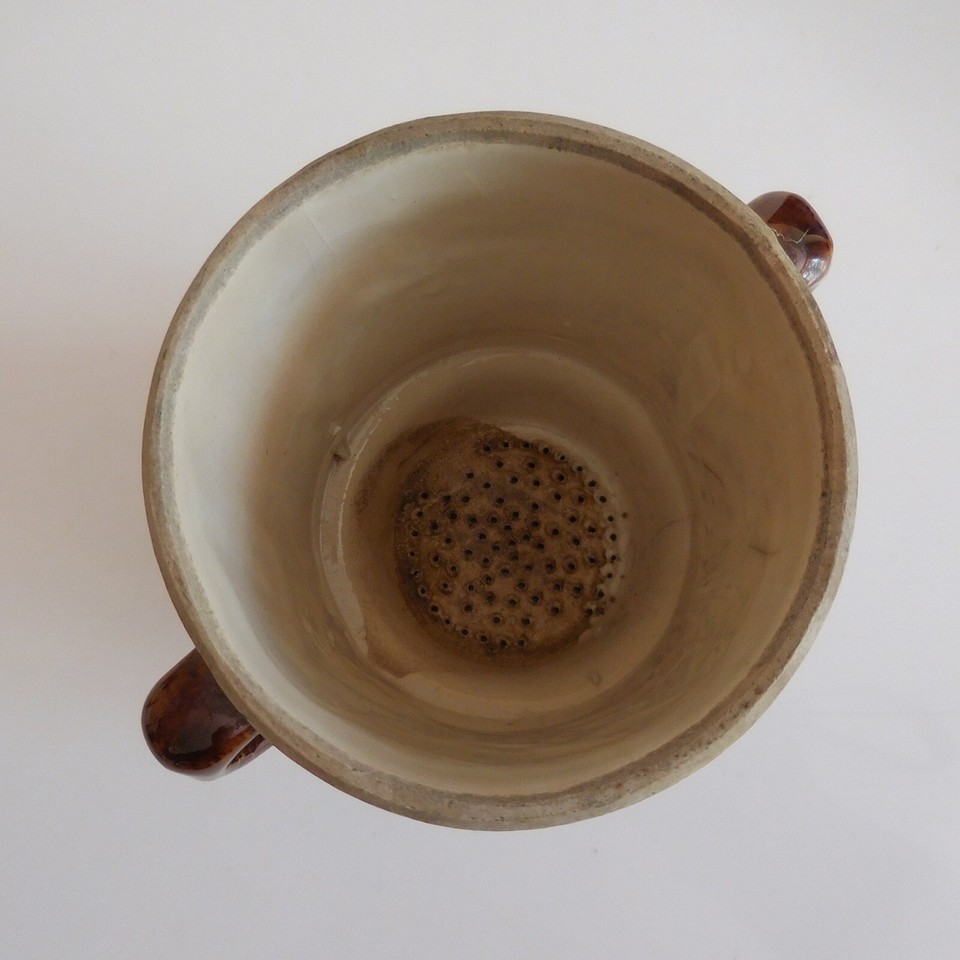 Top Coffee Maker Strainer Ceramic Earthenware IN Fire Vintage Deco Xx ...