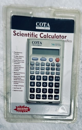 Rare Cota Scientific Calculator Math Statistics Memory CT-60605 | eBay