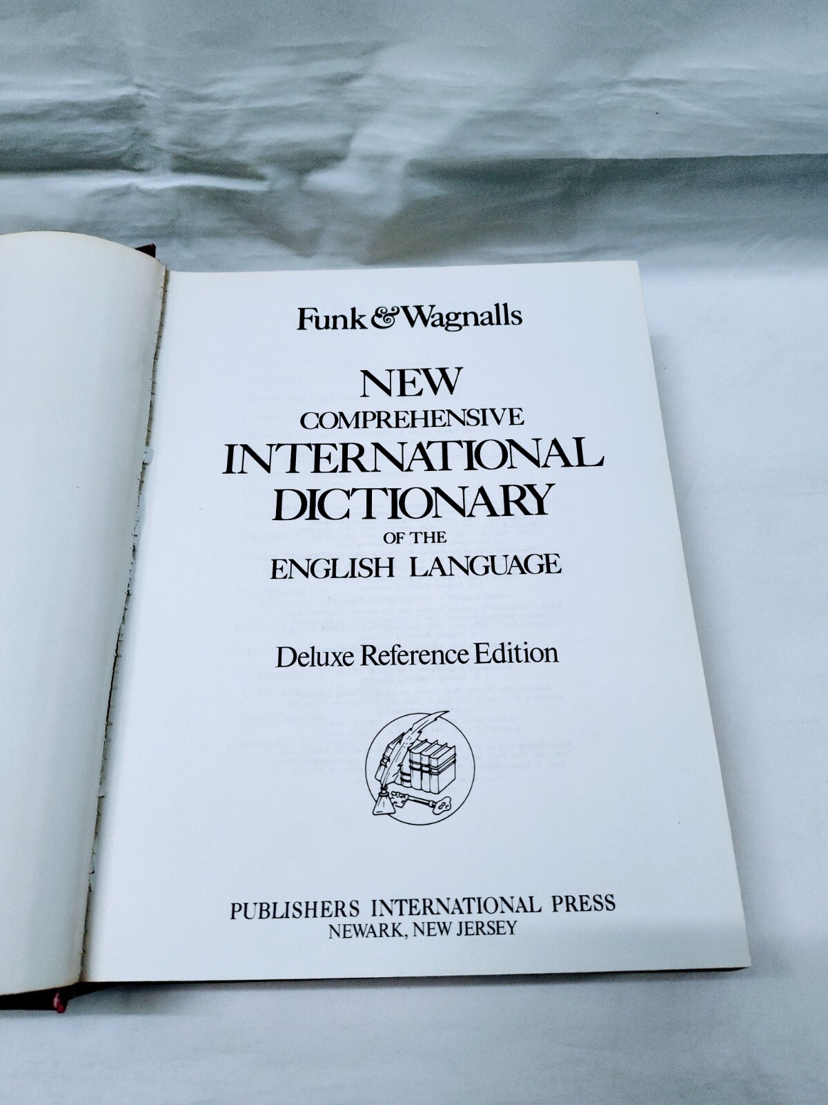 Funk & Wagnalls New Comprehensive Dictionary Of The English Language ...