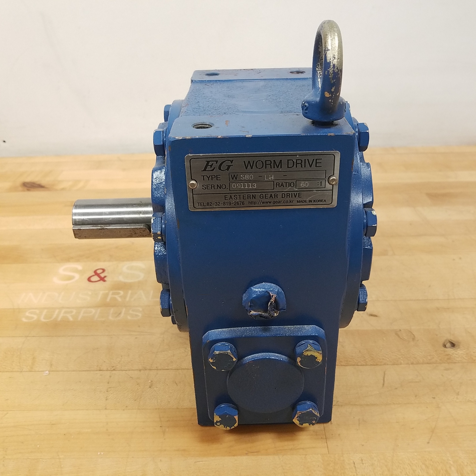 Eastern Gear Drive WS80-LH Worm Drive 60 1 Ratio Left Hand Mount. - for ...