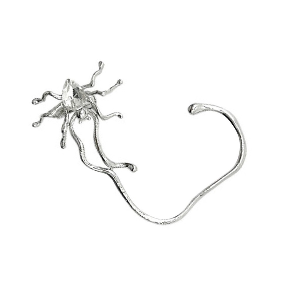 Spider Ear Bone Clip Ear Cuff Non Piercing Ear Hook Clip On Earring for ...