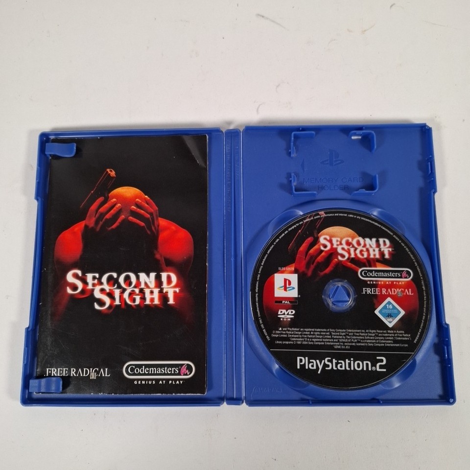 Second Sight Playstation PS2 Video Game Manual PAL | eBay UK