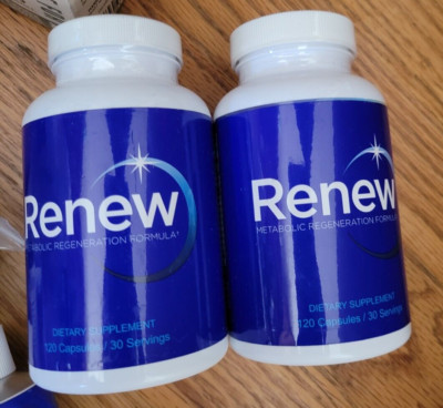 LOT OF 2 -- Renew Metabolic Regeneration Formula ( 120 CAPSULES / BOX ...