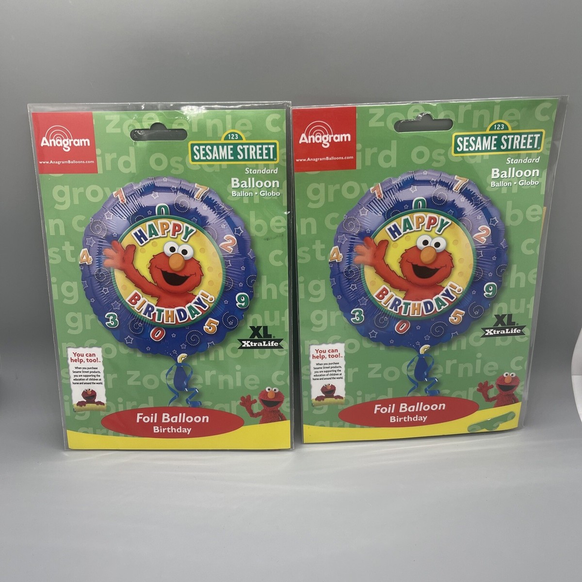 Elmo Happy Birthday Balloons