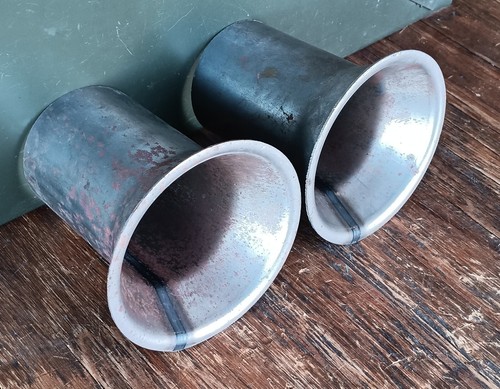 Flared Exhaust Pipe Tip Ball Connector Flange Header Reducer 2.25 ...