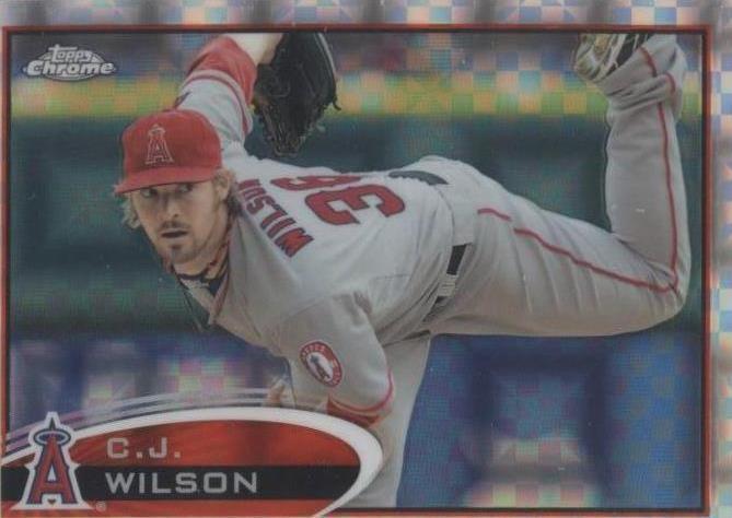 2012 Topps Chrome - C.J. Wilson #8 X-Fractor for sale online | eBay
