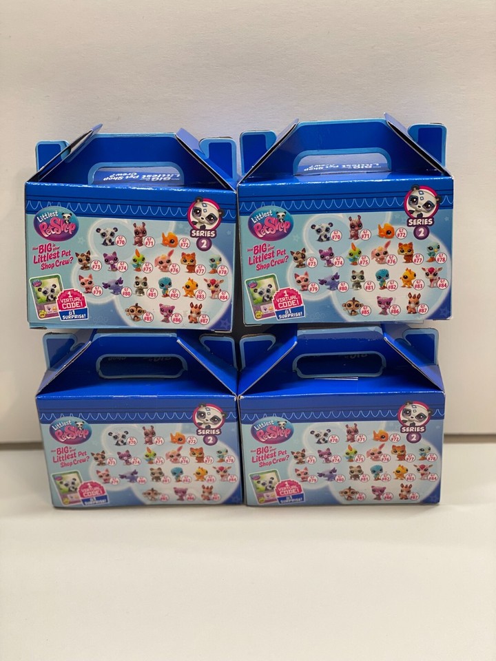 Littlest Pet Shop Series 2 LP Mystery Pet Case Blind Box Lot Of 4 | eBay