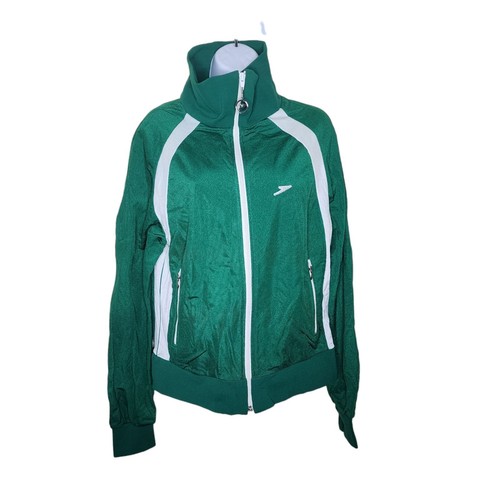 Vintage Speedo Full Zip Track Jacket Womens Size M Green NEW Deadstock ...