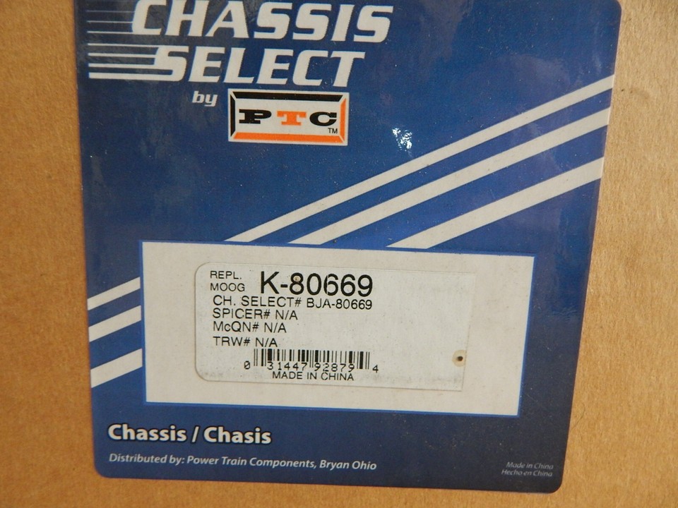 New Chassis Select MOOG K-80669 K80669 Front Upper Control Arm Ball ...