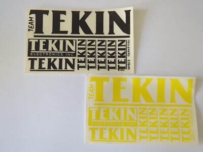 NOS 2 Tekin Original Purple Decal Sticker Sheets RC Car ESC Receiver ...