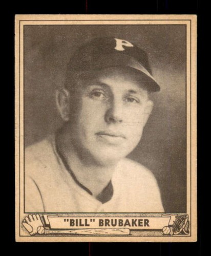 1940 Play Ball #166 Bill Brubaker EX/EX+ Pirates 553083 | eBay