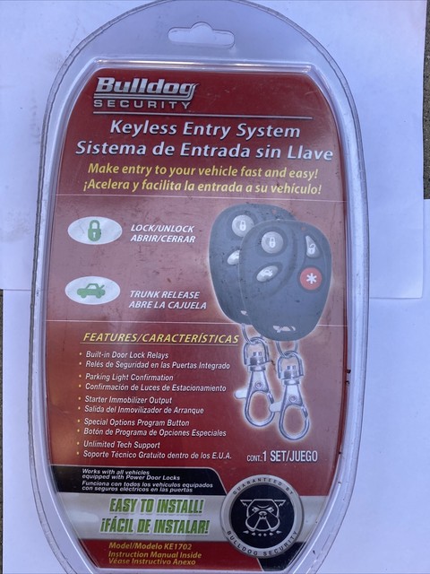 Bulldog Security Bulldog Keyless Entry System (KE1702) for sale online ...