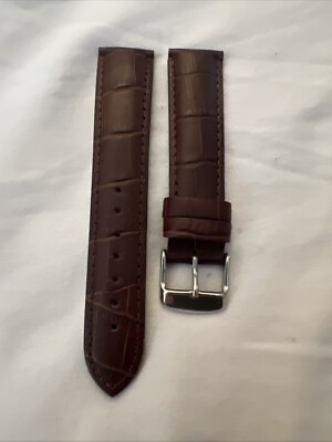 INOX 898 Genuine Leather Watch Band Strap - 20mm (20R) - New Old Stock ...