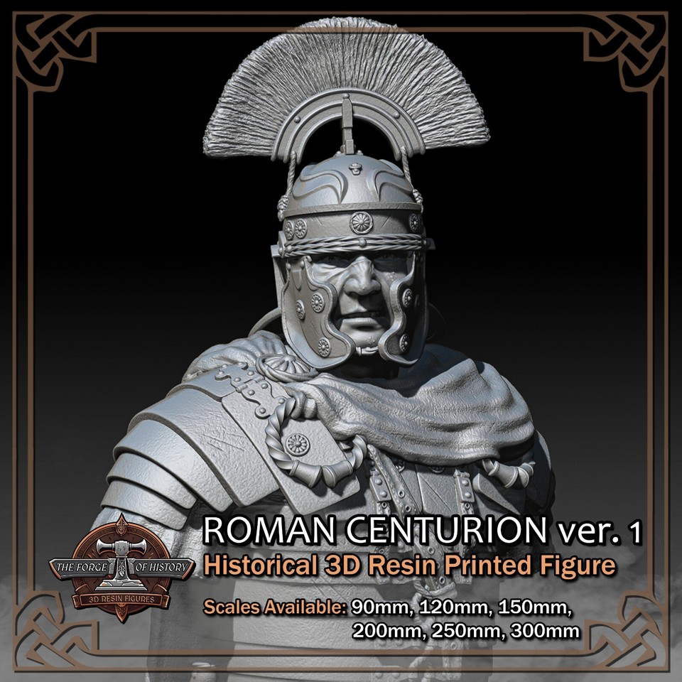 Roman Empire Centurion 1 - Scale 1/18 to 1/6 - 3D Resin Printed Figure Model Kit | eBay