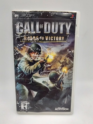 Call of Duty: Roads to Victory Sony PSP Cartridge and Case Activision ...