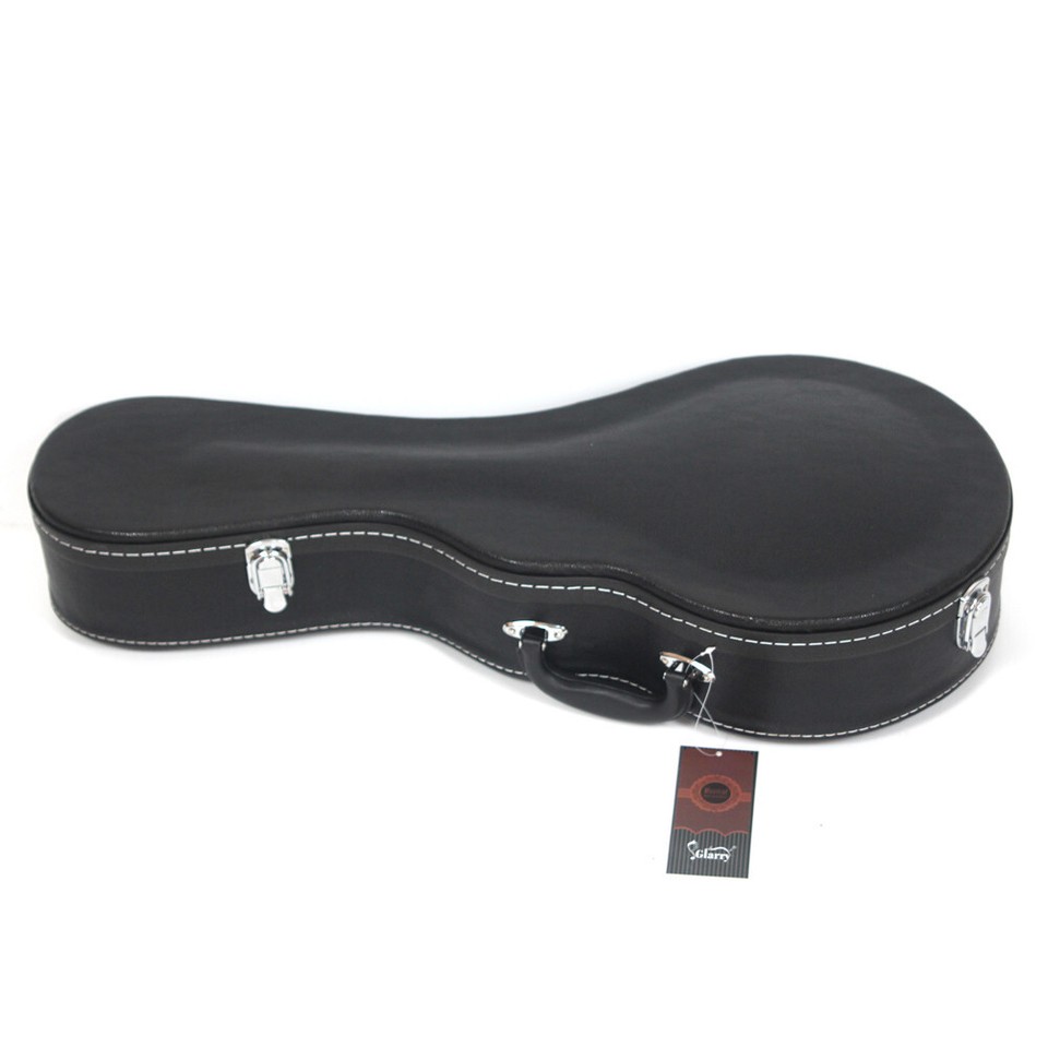 US F Style Mandolin Case Hardshell 29 in Wood Leather Bag for Mandolin ...