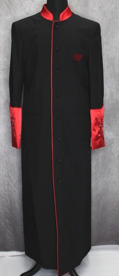 Men/Women Royal Diamond Black and Red Church/Pastor Robe | eBay