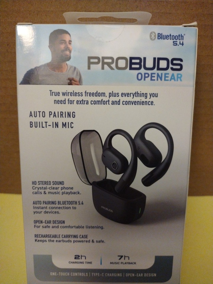 PROBUDS Open Ear Earbuds 6PC WEDGE . black | eBay