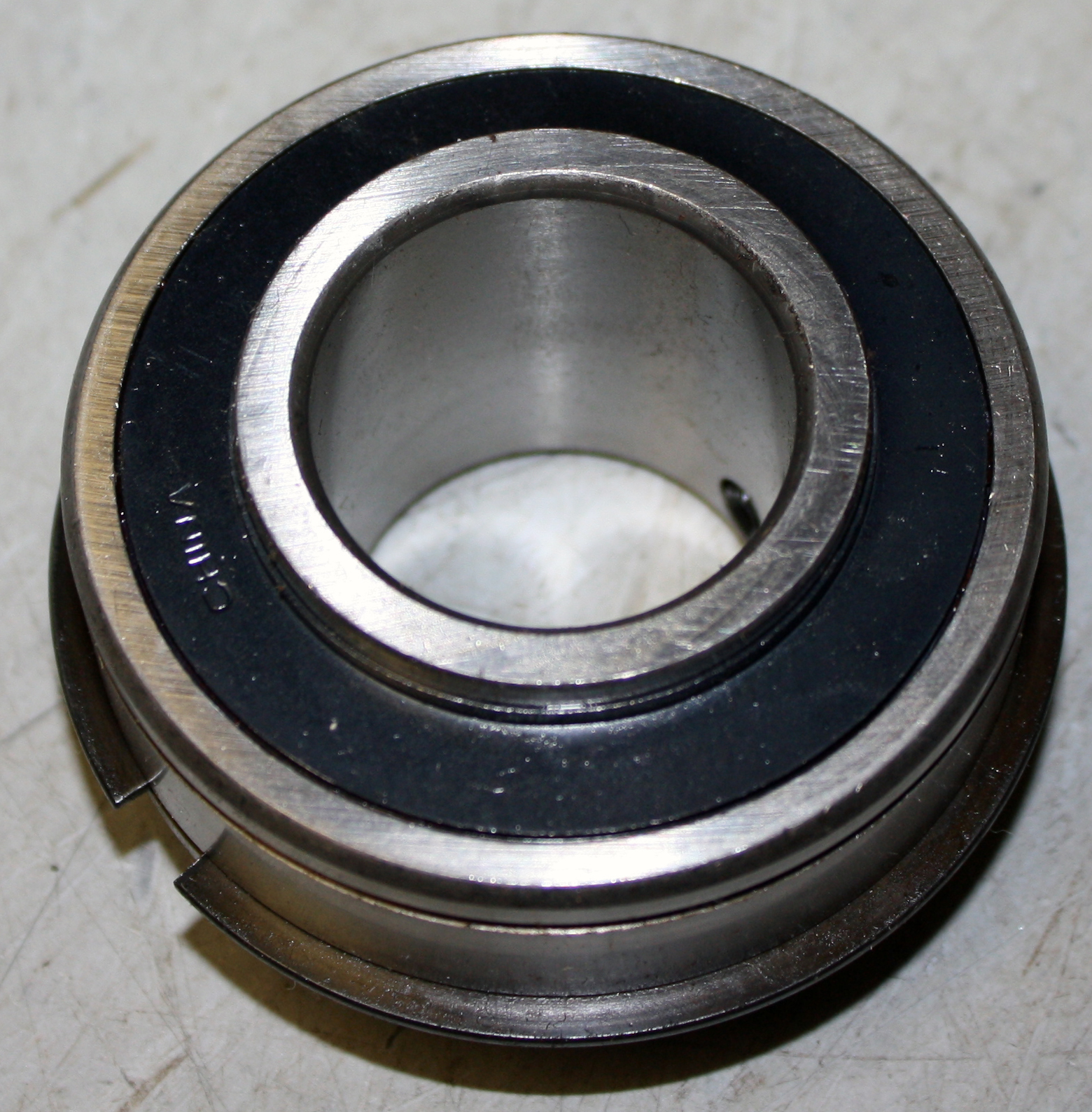 HLU SER207-22 Cylindrical Insert Bearing 1 3/8" ID 72mm Snap Ring Lock ...