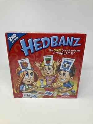 NEW Hedbanz Guessing Game 2nd Edition What Am I Game Headbands Sealed ...