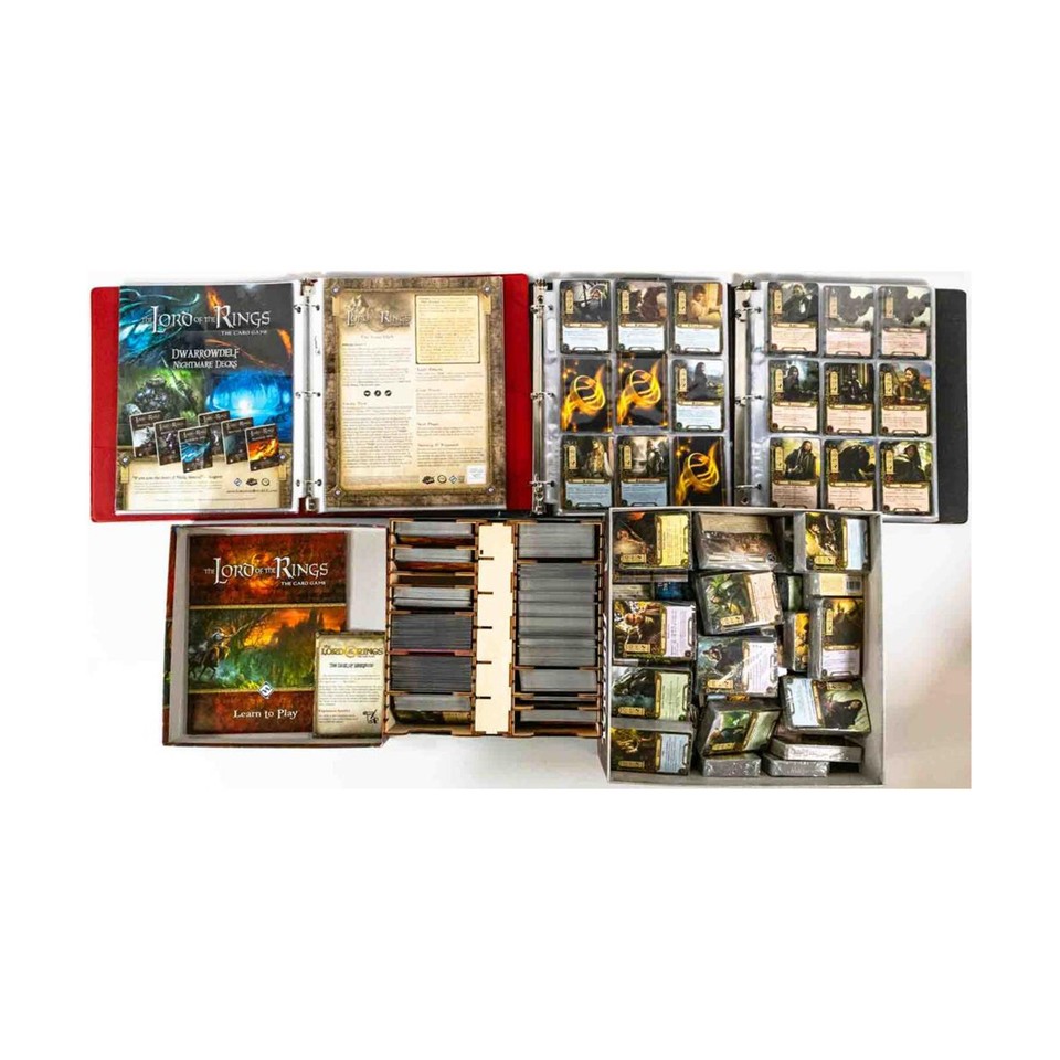 FFG LOTR LCG Lord of the Rings Card Game Collection #61- 3 Base Games ...