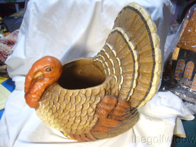 Bethany Lowe Designs Thanksgiving Large Turkey Bucket for Display ...