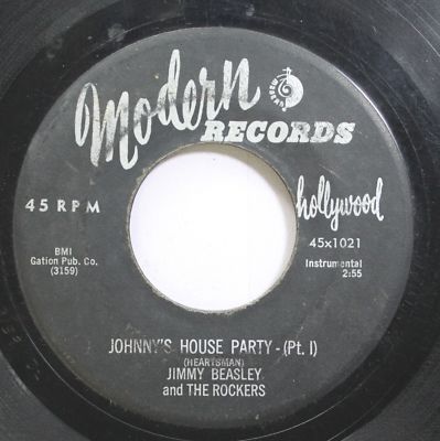 Hear! Rock & Roll Instr. 45 Jimmy Beasley - Johnnys House Party-Pt. 1 ...