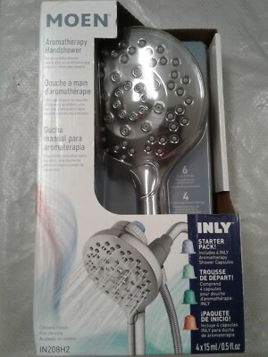 Moen IN208H2 Aromatherapy Handshower with INLY Shower Capsules, Chrome ...