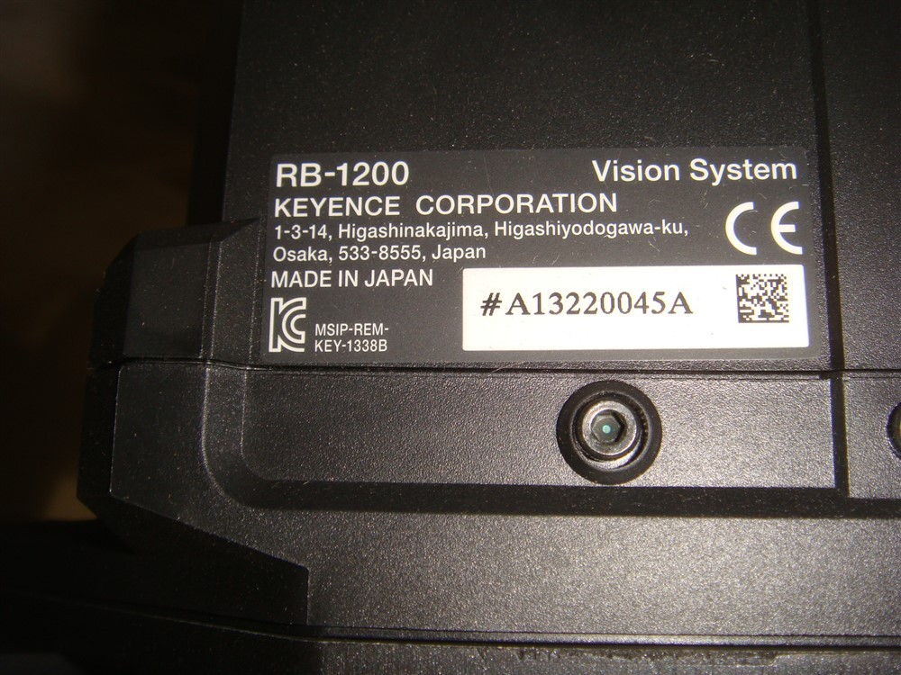 KEYENCE RB-1200 3-D VISION GUIDED ROBOTICS CAMERA 80K RETAIL - READ ...