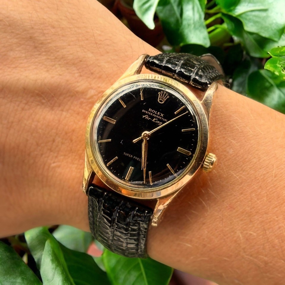 Vintage 1964 Rolex Air-King Ref 5506 Gold Capped Auto – Excellent Dial ...
