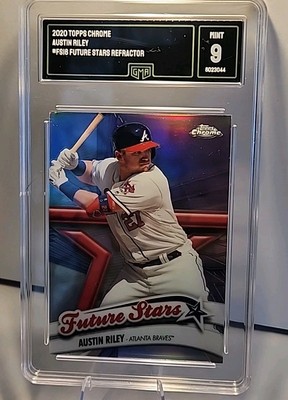 2020 Topps Chrome - Future Stars Austin Riley #FS-16 GMA 9 Atlanta ...
