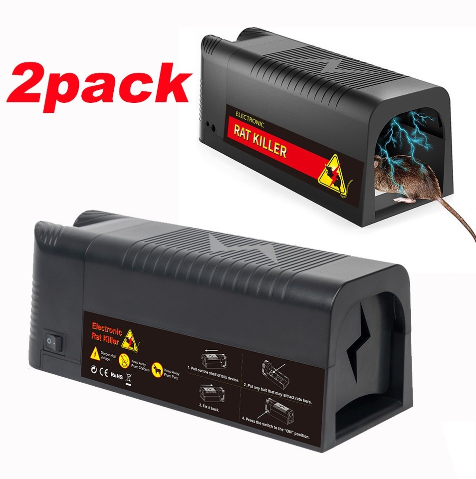 Electronic Mouse Trap Mice Rat Killer Victor Pest Control Electric ...