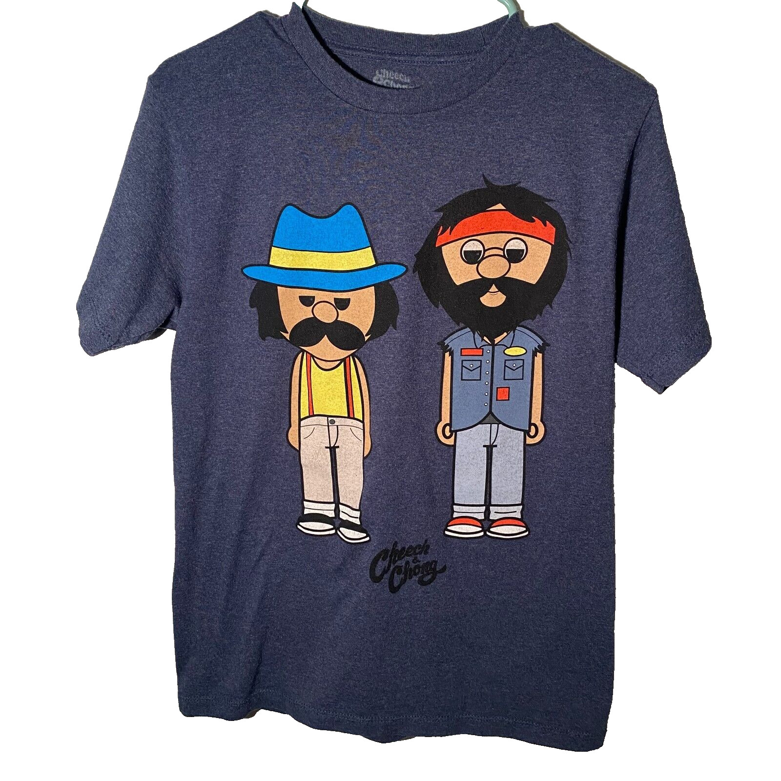 Cheech and Chong Cartoon Characters Blue Vintage Ston… - Gem
