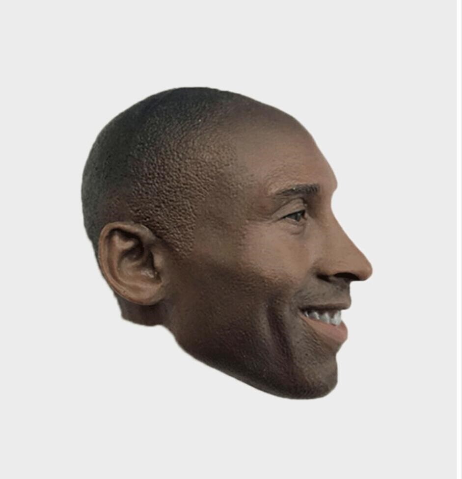 Custom 1/6 Smile bald Kobe male Head Sculpt for Hot Toys Enterbay ...