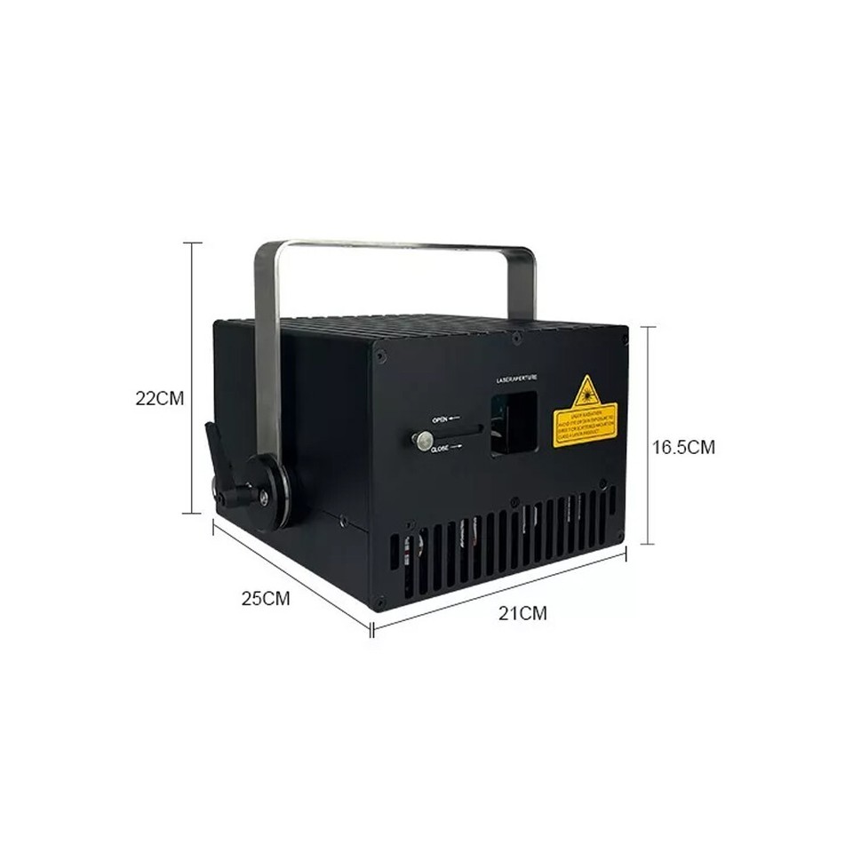 5W RGB 40K ILDA Animation Laser Projector Scanner Pro club Stage Light ...