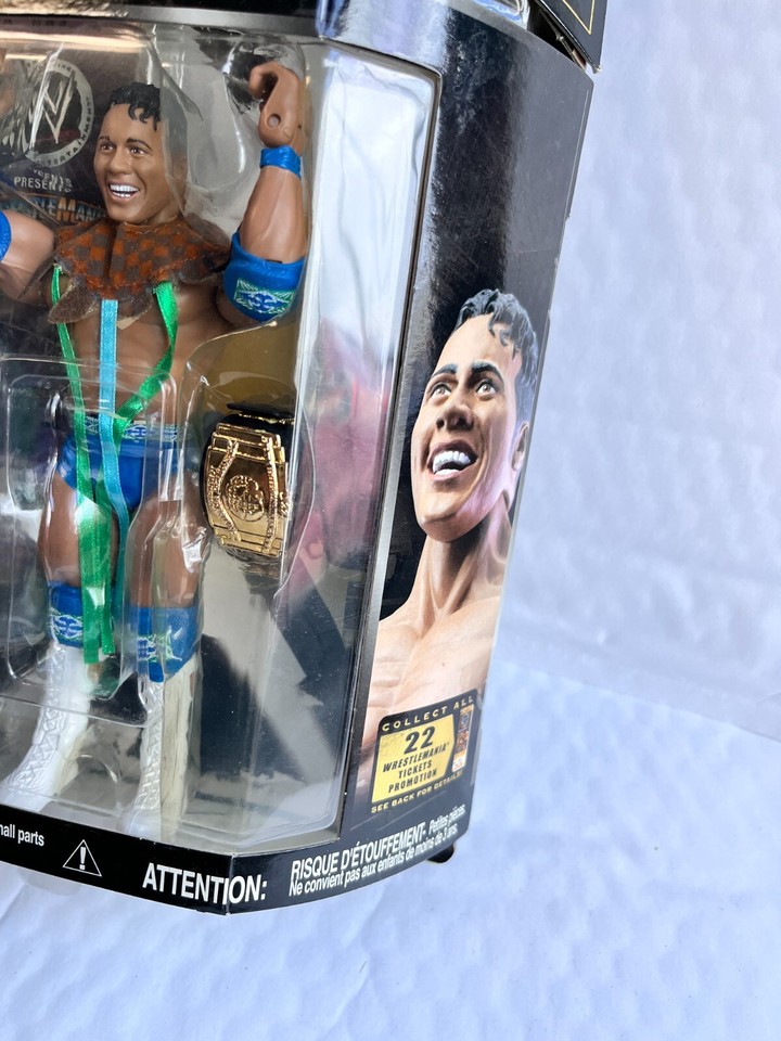 WWE WWF ROCKY MAIVIA CLASSIC SUPERSTAR SERIES 10 JAKKS WRESTLING FIGURE ...