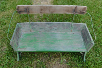 NEAT VINTAGE BUGGY OR BUCKBOARD WAGON BENCH SEAT | eBay