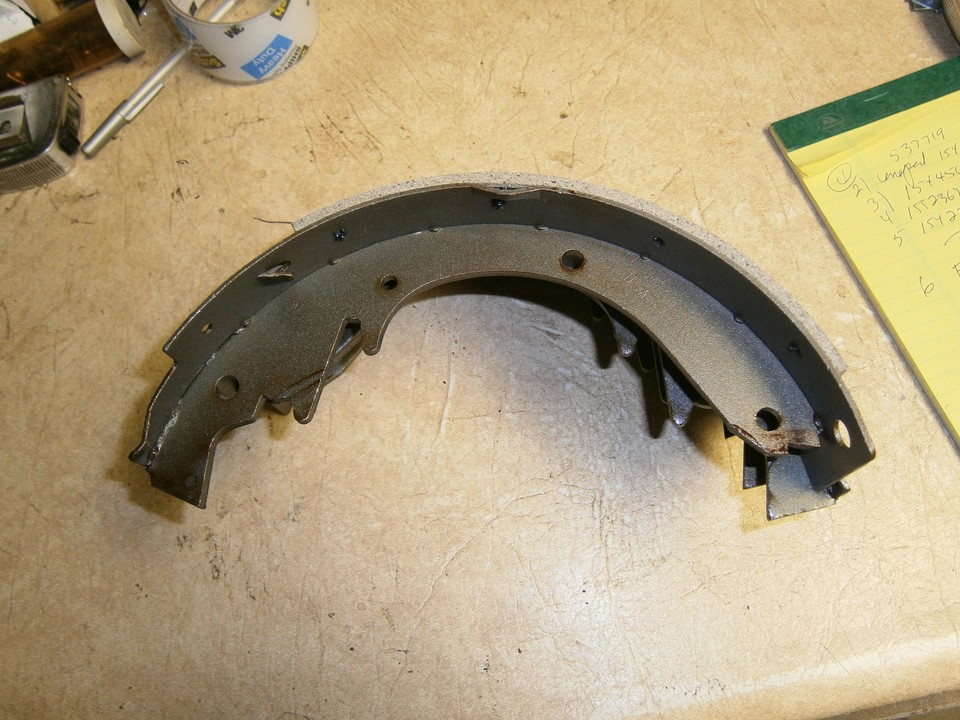 1954-1966 Studebaker 1560104 V8 Rear and 6 cyl Front Brake Shoe Set ...