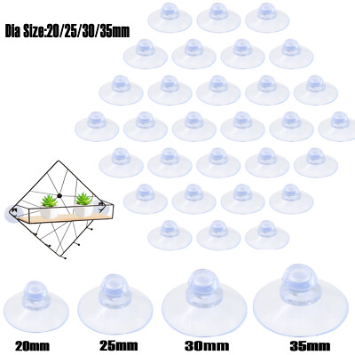 Small Suction Cup Connectors PVC Sucker Pads Without Hooks Wall Hanger ...