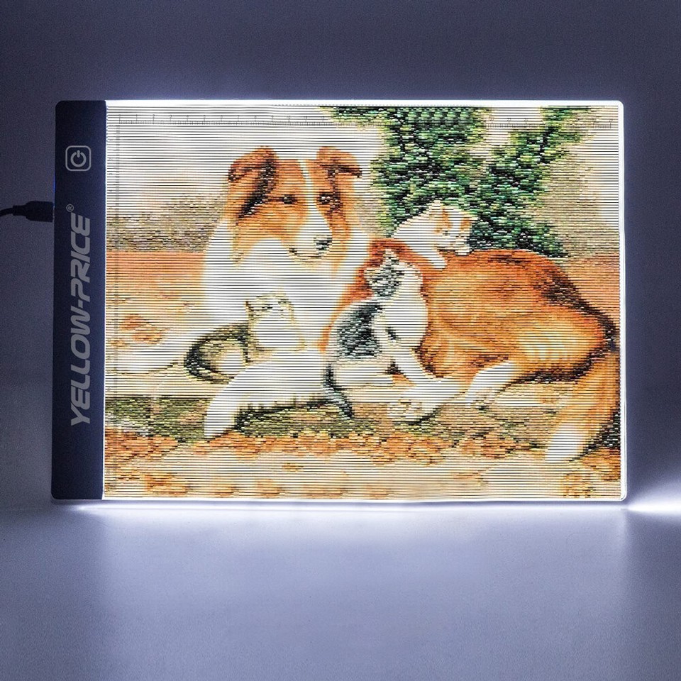 A4 LED Copy Pad Tracing Light Box Board Artist Tattoo Drawing USB Table ...