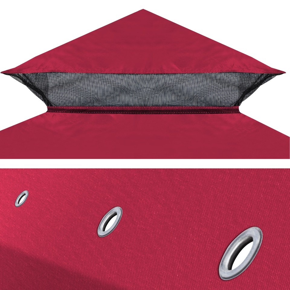 10'x10' Replacement Patio Pavilion Canopy Top Gazebo Tent Sunshade ...