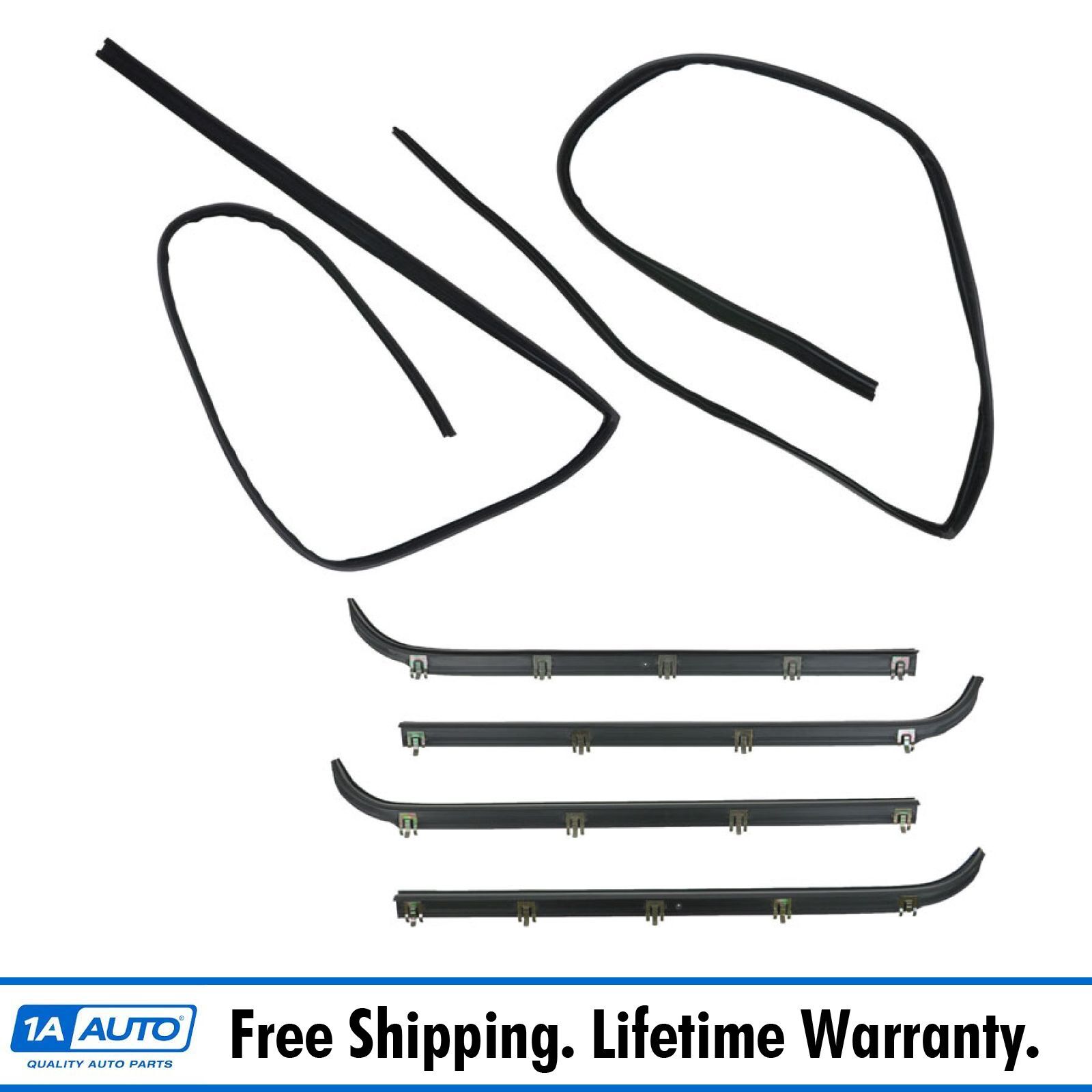 6pc Window Sweep/Run Channel Weatherstrip Set for Ford F150 F250 F350 ...