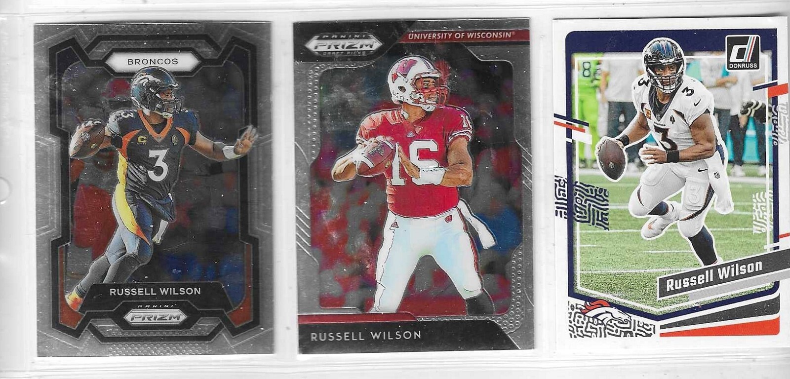 Russell Wilson 3 Different Card Lot (E234) | eBay
