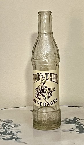 VERY RARE FRONTIER BEVERAGES SODA POP BOTTLE PLATTE VALLEY NORTH PLATTE ...